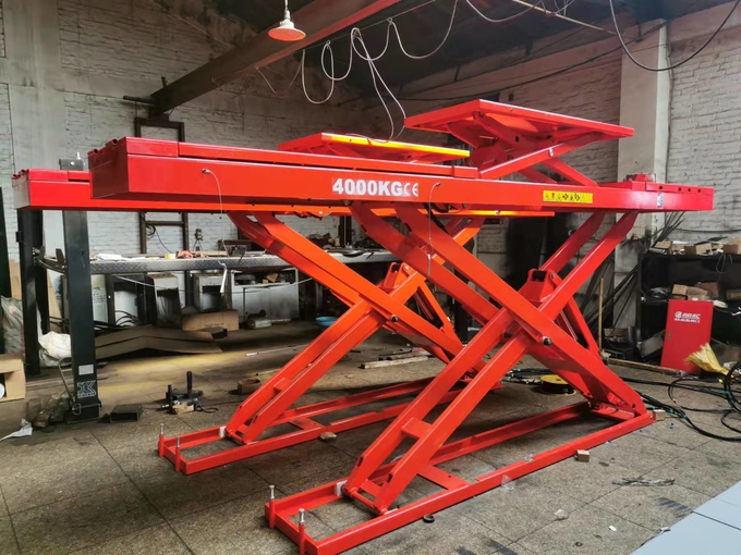 latest company news about AA4C Inground Alignment scissor car lift to Bolivia Dated on 3-March-2022 0
