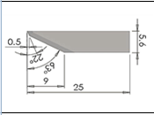 Iecho Tungsten steel Blade