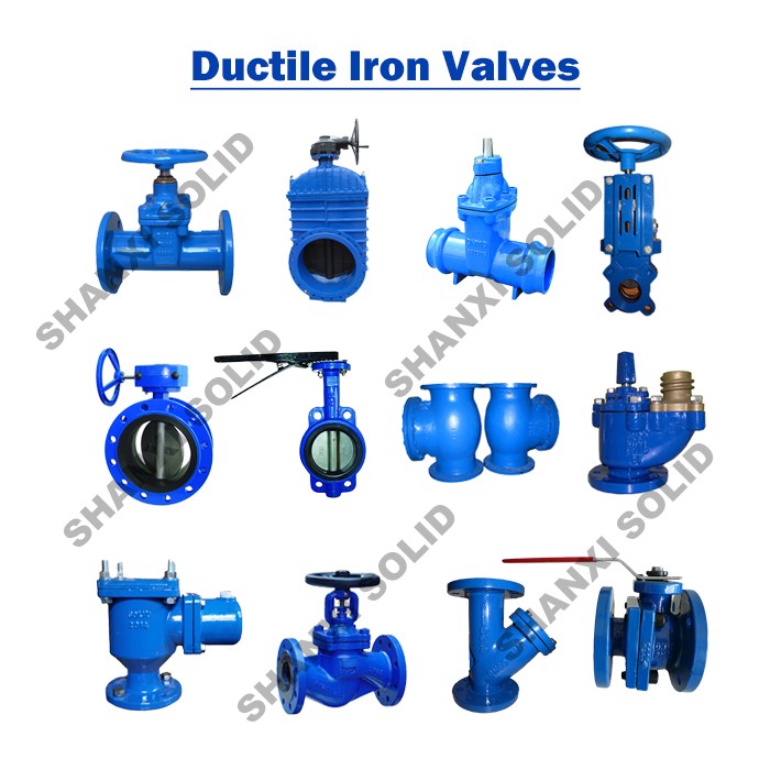 Ductile iron valves