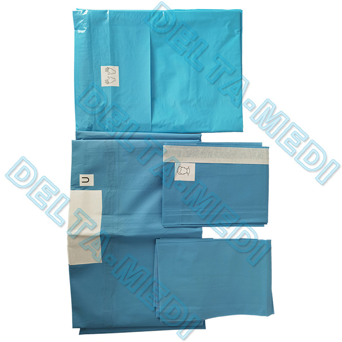 Ophthalmic Soft Non Woven Sterile Surgical Packs Water Impermeable 1