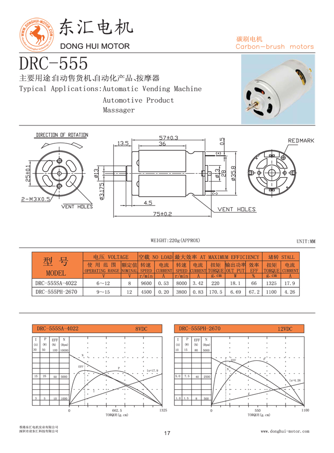 high torque low rpm carbon brush dc electric motor for auto vending machine 1