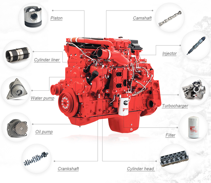 Heavy Equipment Engine Parts ISF2.8 Foton Cummins Diesel Engine Crankshaft 5264231 1