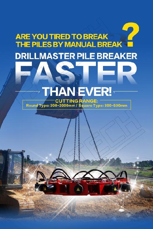 latest company news about What are the features of using pile breaker to cut concrete piles 0