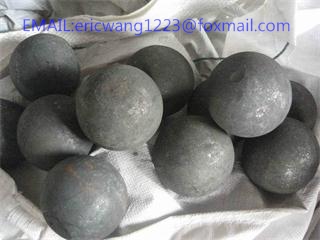 Export Lead mine use material 40Cr Dia 30mm small forged grinding steel balls for SAG mill Chile