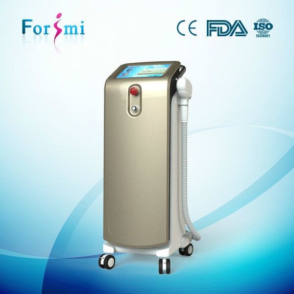 Verticle strong cooling diode laser hair removal machine with 10L water tank