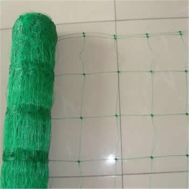 PP cast flower plant support net green and white, mesh size 10cm  15cm 17cm 2