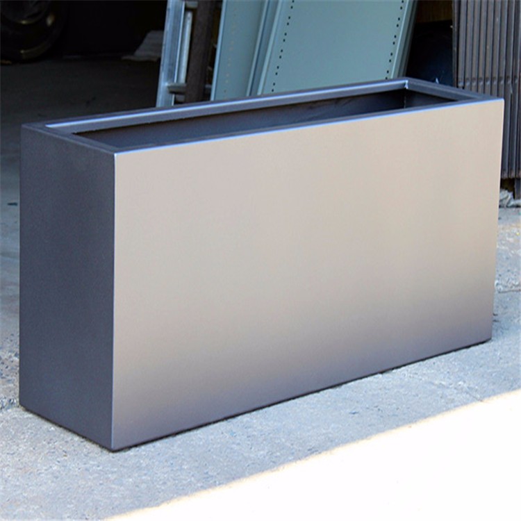 40cm Customized Outdoor Stainless Steel Trough Planter 1