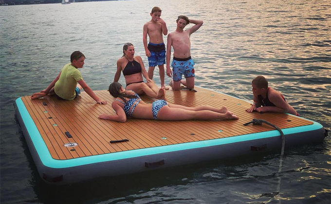 inflatable dock