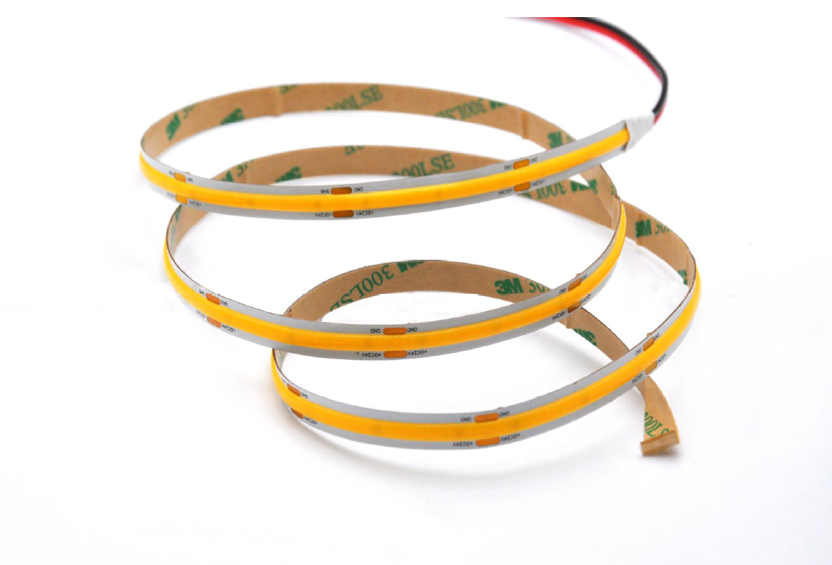 LEDCORP Flexible COB led strip 8w IP20 IP65 IP68 rating 24V 5m/roll Decoration Lighting