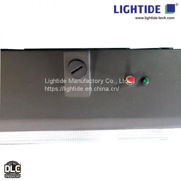 DLC Premium Emergency LED Gas Station Canopy Lights, 90W low profile, Emergency Time 90 min.