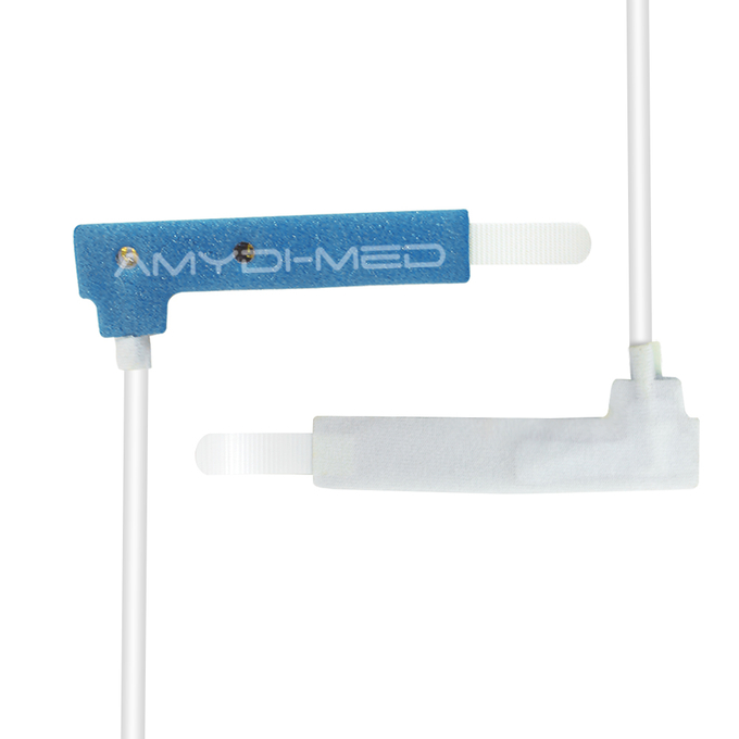 0.9m White Lemo Disposable Spo2 Sensor Customized 7Pin Sponge 1
