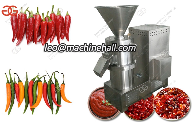 chili sauce grinding machine with colloid mill