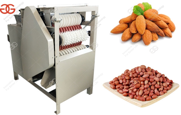 almond skin removing machine