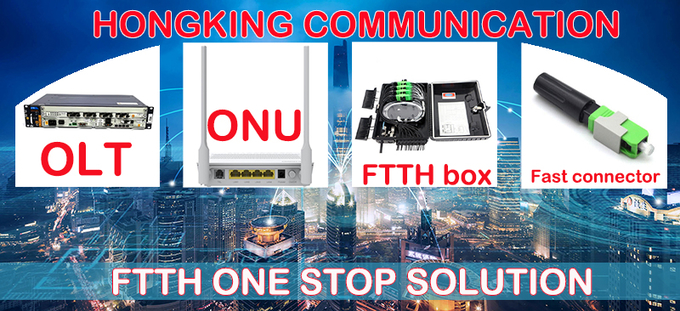 1Ge 4 Port WiFi GPON ONU CATV Fiber Optic Network Router Compatible OLT Huawei ZTE