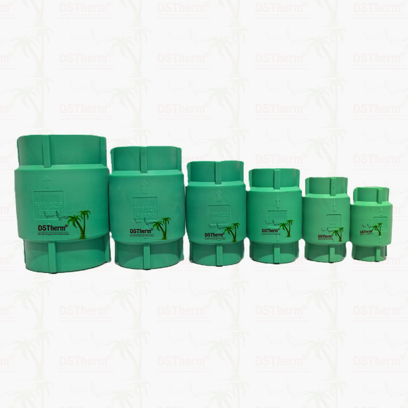 Corrosion Resistant PPR Check Valve High temperature resistance 20-63mm 2