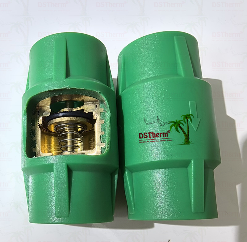 Corrosion Resistant PPR Check Valve High temperature resistance 20-63mm 7