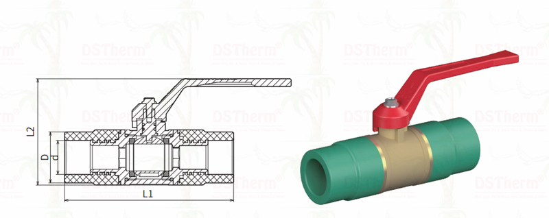 DualGuard Ball Valve Double Union Ball Valve HOMOGENOUS JOINT 1