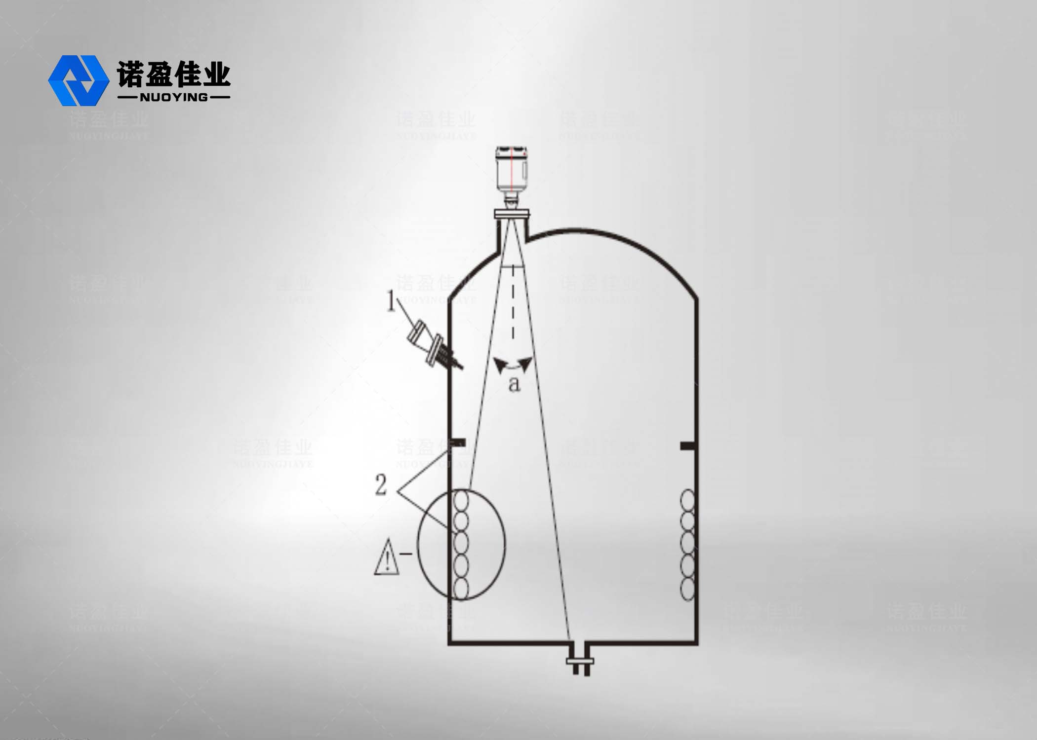 SS316 Non Contact Radar Level Transmitter 35m GWR Level Transmitter 2