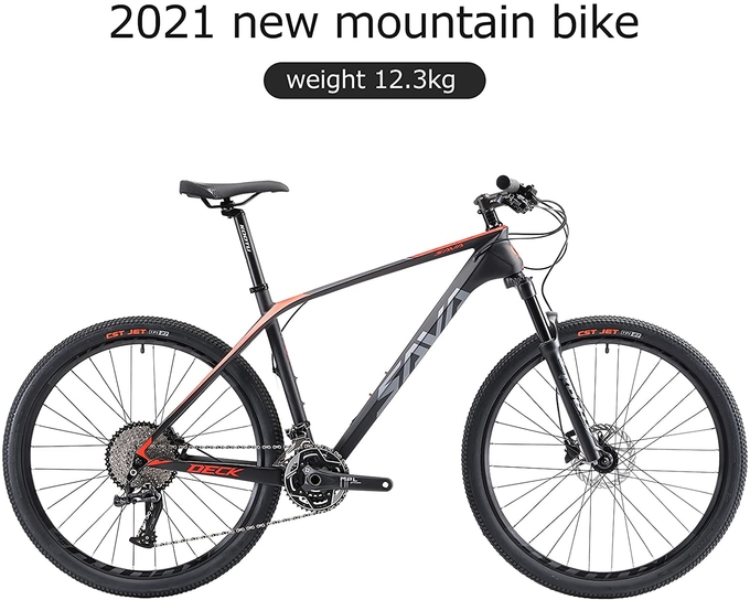 SAVA DECK1.0 Mountain Bike Mtb , 29x19 Hardtail Mountain Bicycle 3x12 36 Speeds 1