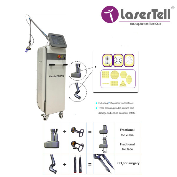 LaserTell Popular Fractional Co2 10600nm Laser vagina tightening skin rejuvenation machine 0