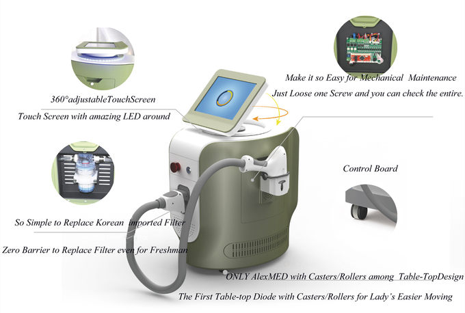 LaserTell hair removal laser diode 808 for derma portable for commercial SPA 3
