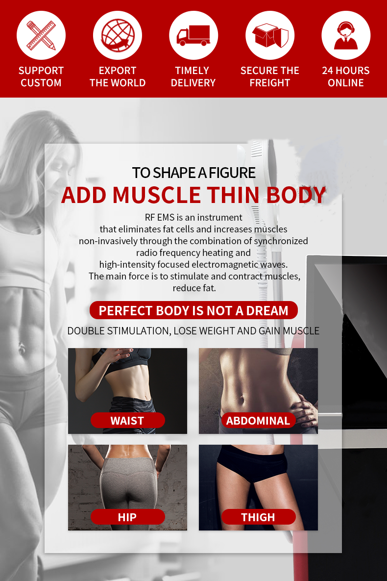 Anti Cellulite Hi Tesla Slimming Weight Loss Building Muscle ABS 3