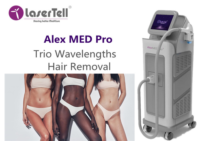 Ce Fda Triple Wavelength Laser Hair Removal Commercial Use 0