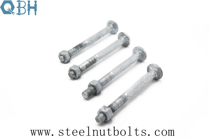 Step bolts A394T-1 Carbon Steel Bolt ,Step Bolt diam 3/4"-10UNC x 9 1/4"Lg (Knurled) ASTM A394 TP 1 HDG 5