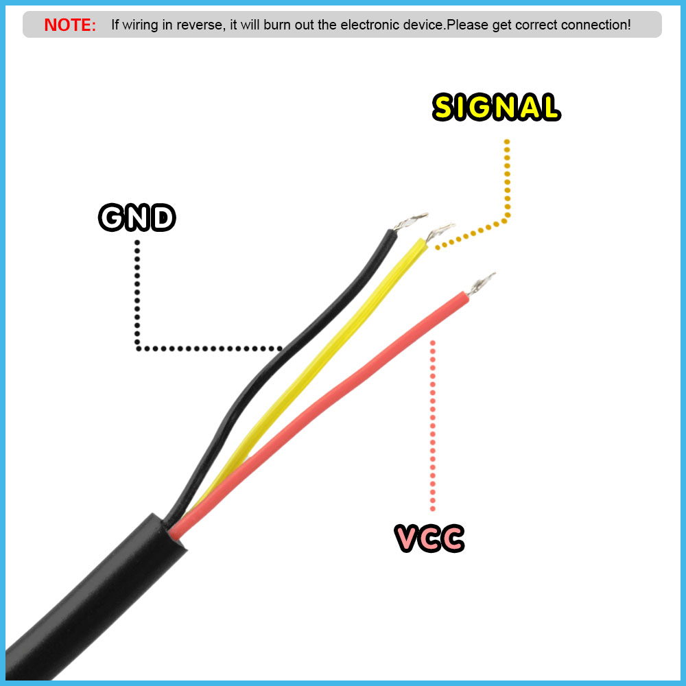 DS18B20 26AWG Cable Power NTC Thermistor 15m Digital Temperature