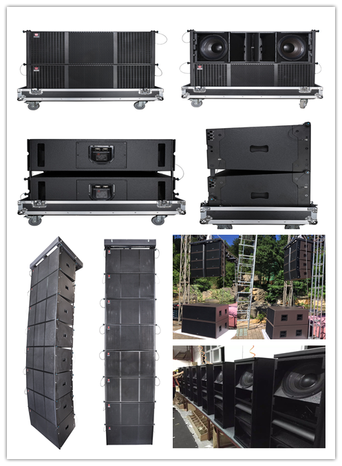 LA-212 dual 12'' 3 way line array speaker outdoor indoor concerts shows power sound professional line array speaker box