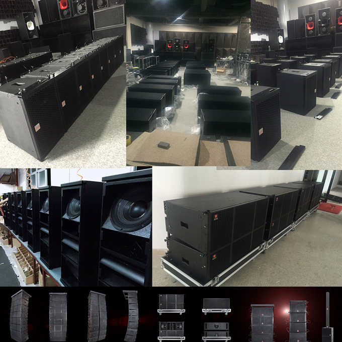 club subwoofer single 18'' 800W RMS purple color bass professional loudspeaker system power speaker box