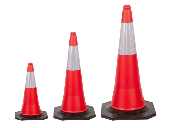 100cm Saudi Hot-selling Reflective Traffic Control Safety Road Cone 0