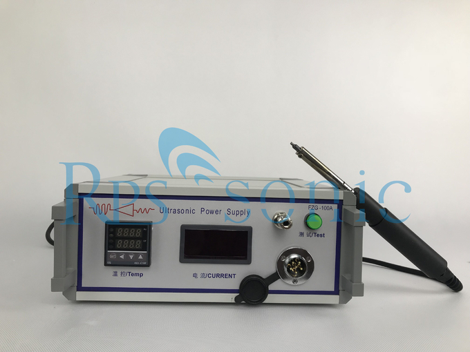 60Khz Ultrasonic soldering iron equipment for Soldering Copper Wire on Glass 0