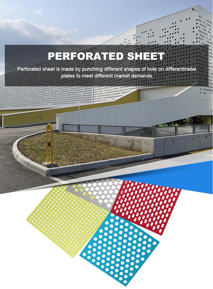 latest company news about Customized Hole Perforated Aluminum Sheet For Cladding