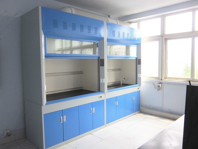 CE Approved Laboratory Fume Cabinet Fuming Cupboard All Steel Standard Design Integrated Type Lab Fume Hood