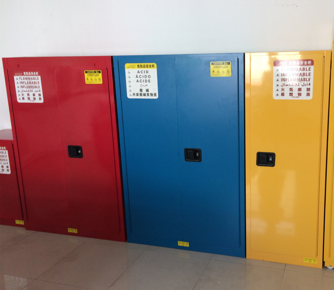Lab Storage Cabinet Chemical Safety Cabinet All Steel Acid Alkali Cabinet 30 Gal Laboratory Corrosive Safety Cabinet