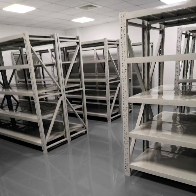 Lab Storage Shelf Steel Goods Shelving Laboratory Shelf Store Rack for Lab School Workshop Warehouse Use