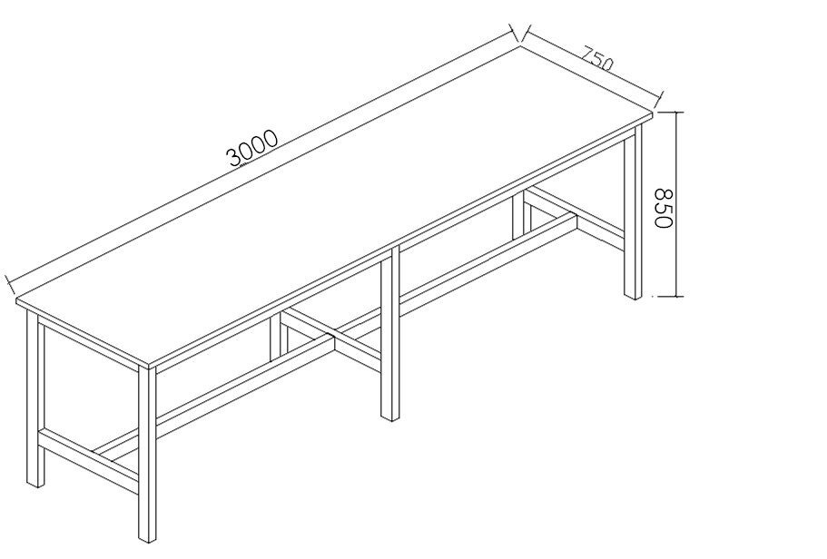 High Quality Lab Bench Stainless Steel Working Table for Lab Warehouse Workshop Use