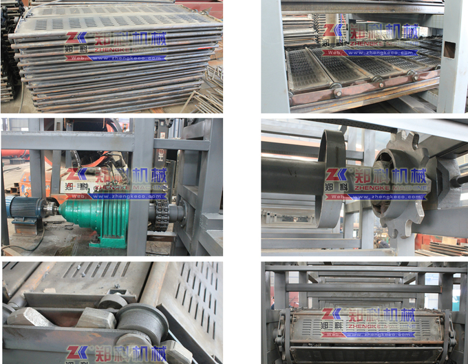 Chain plate dryer for briquette making production