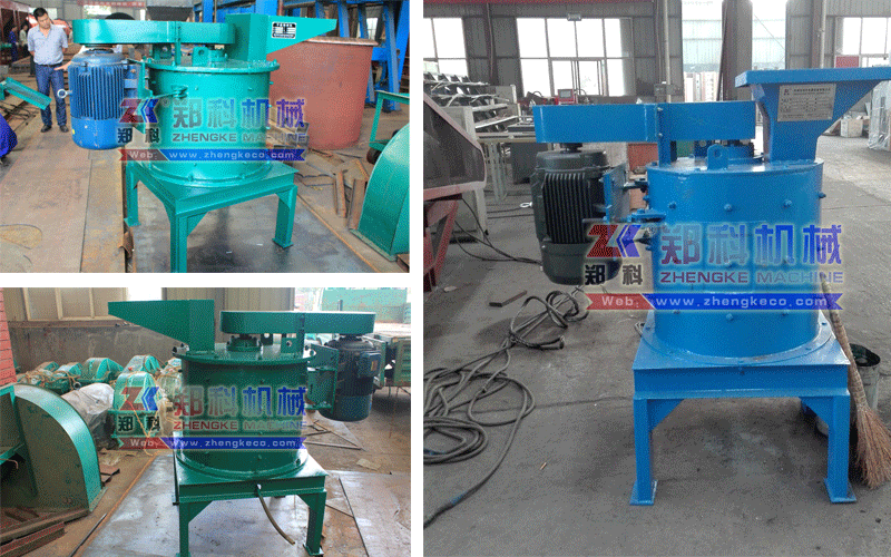 Vertical crusher for briquette making production line