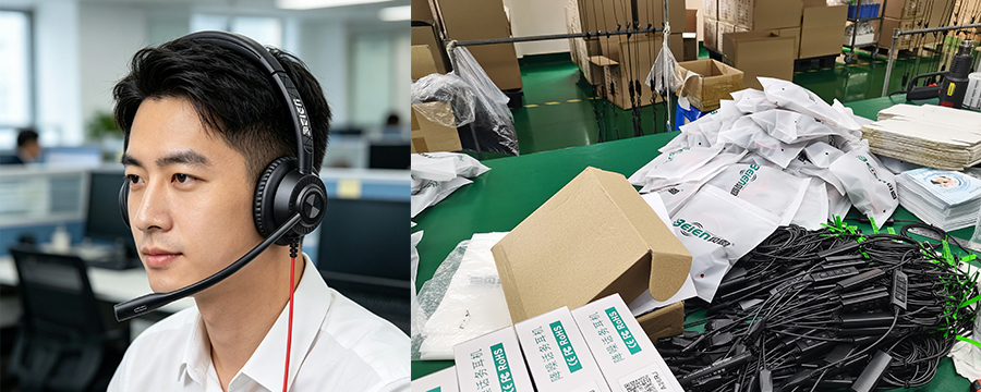How does call center headset noise canceling filter out keyboard sounds?