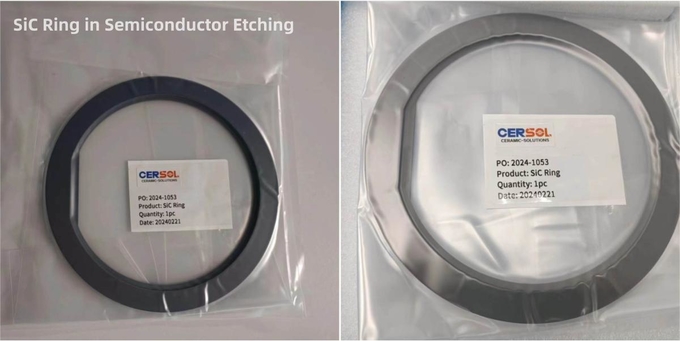 SiC Etching Ring - a key component of semiconductor plasma etching machine