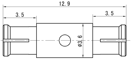 SMP Female to SMP Female RF Coaxial Adapter – 12.9mm Length 0