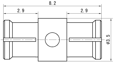 SMP Female to Female RF Coaxial Adapter 0