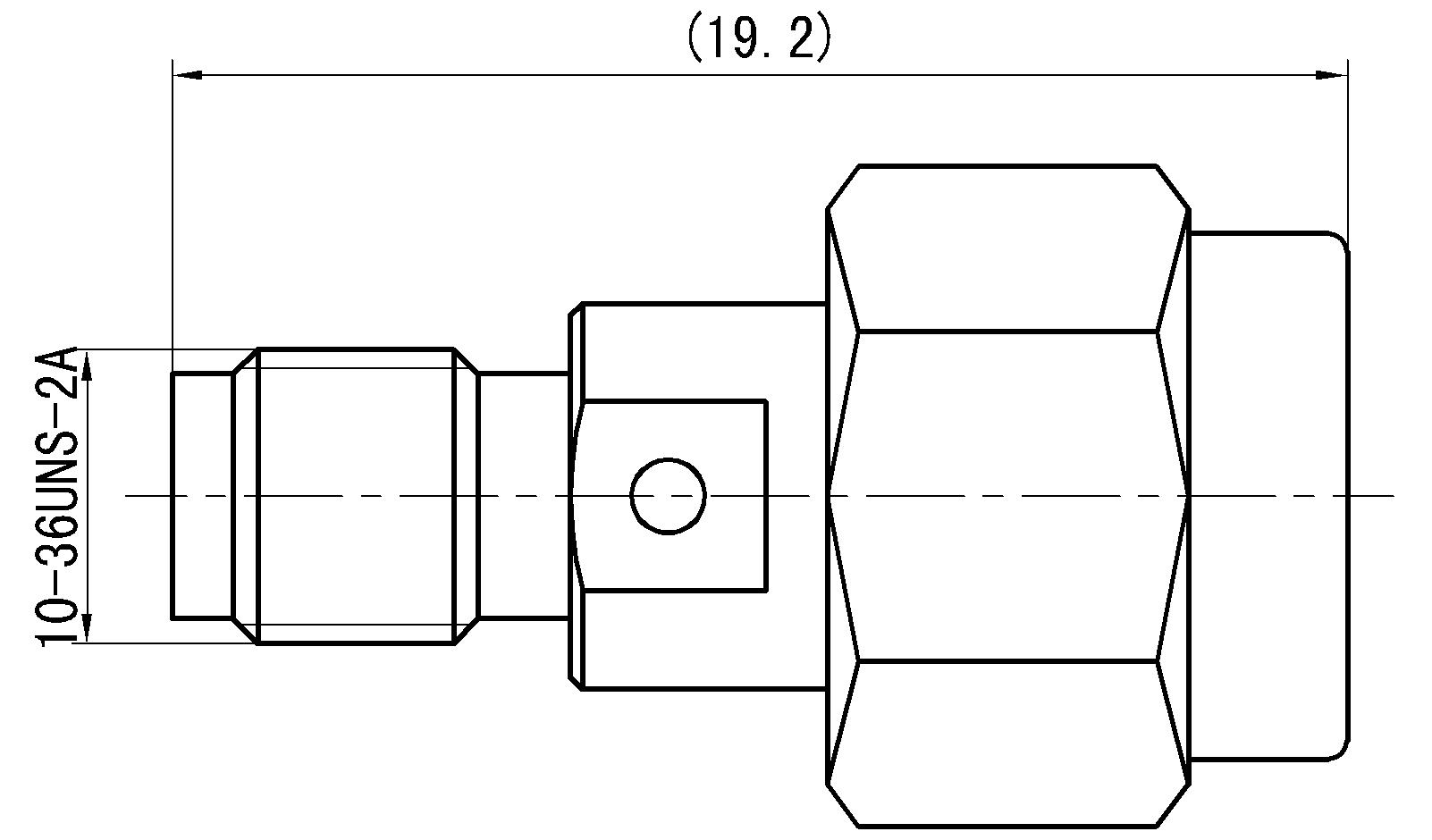 SMA Male To SSMA Female RF Coaxial Adapter SMA(J)-SSMA-(K) 0