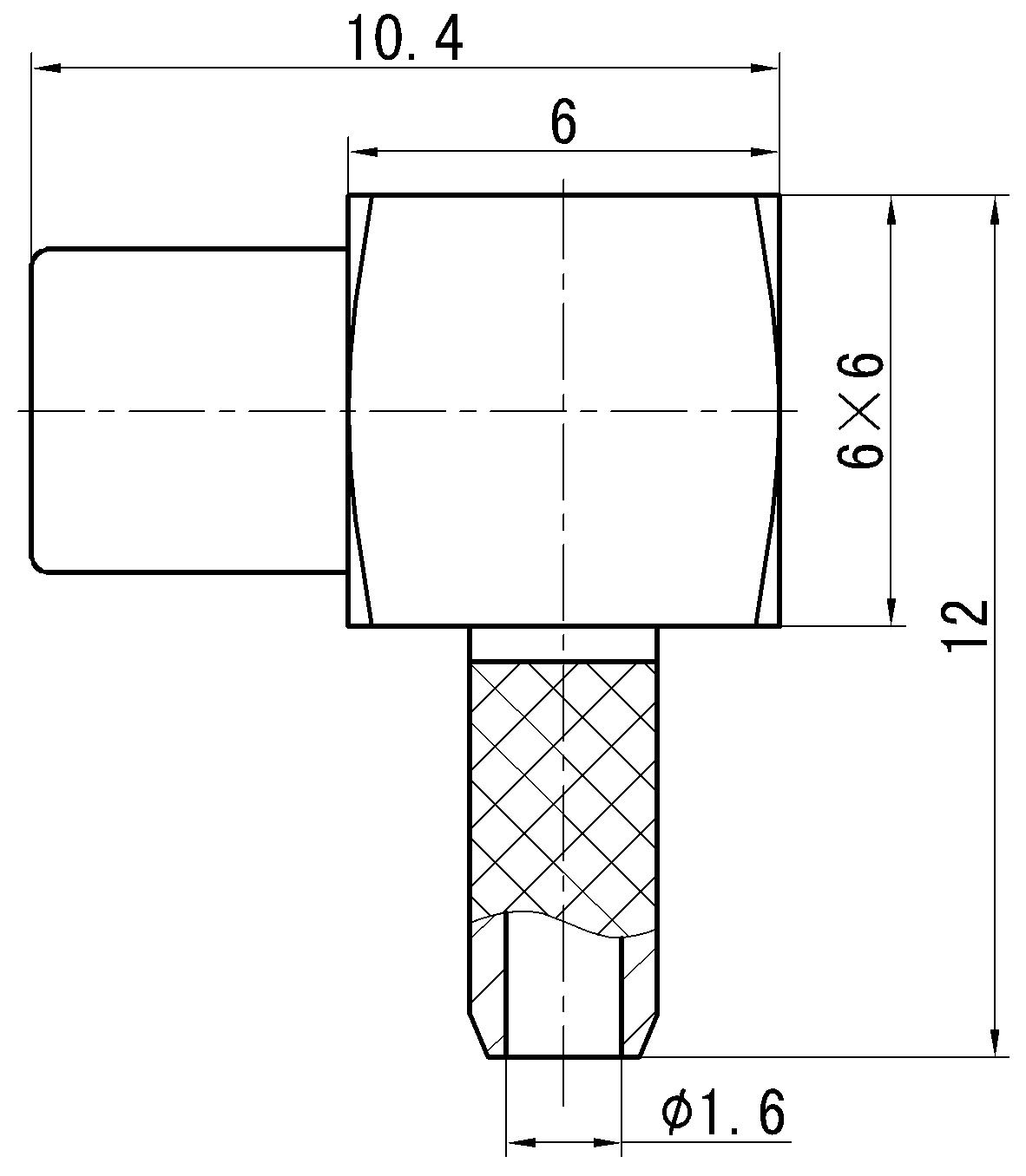 MCX Female RF Coaxial Connector – Right Angle, Compatible with RG316/U Cable 0