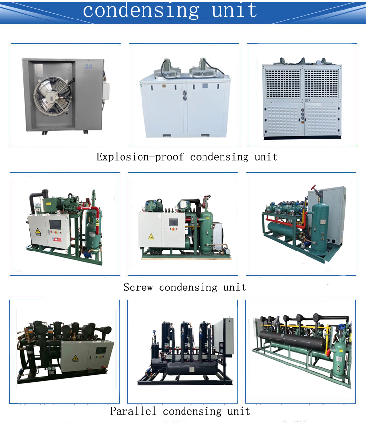 DD-7.0/40 DD40 Cold Room Condensing Unit 5HP Evaporator Coil Heater ...