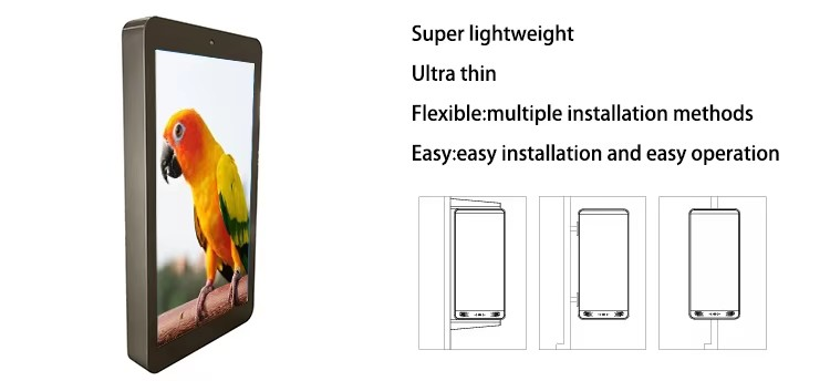 outdoor street lighting pole led display P4 Light Pole Led Screen 3