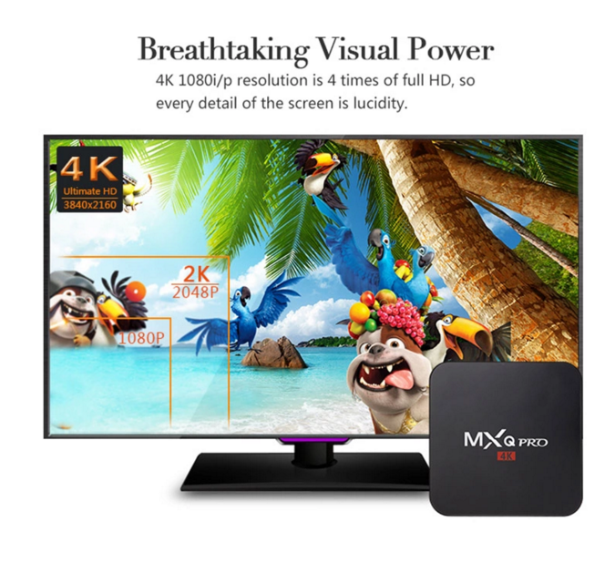 2019 Wholesale Amlogic S905X S905W MXQ PRO 4K Ott Smart Android 7.1 Rk3229 Cheapest Android Tv Box