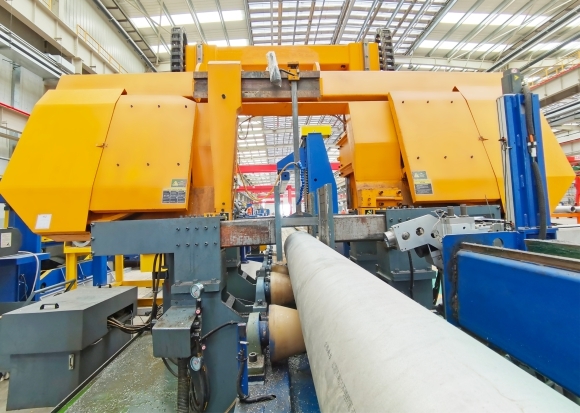 Precise Cold Cutting Beveling Production Line For 8-24'' Middle And Thick Wall Pipes 1